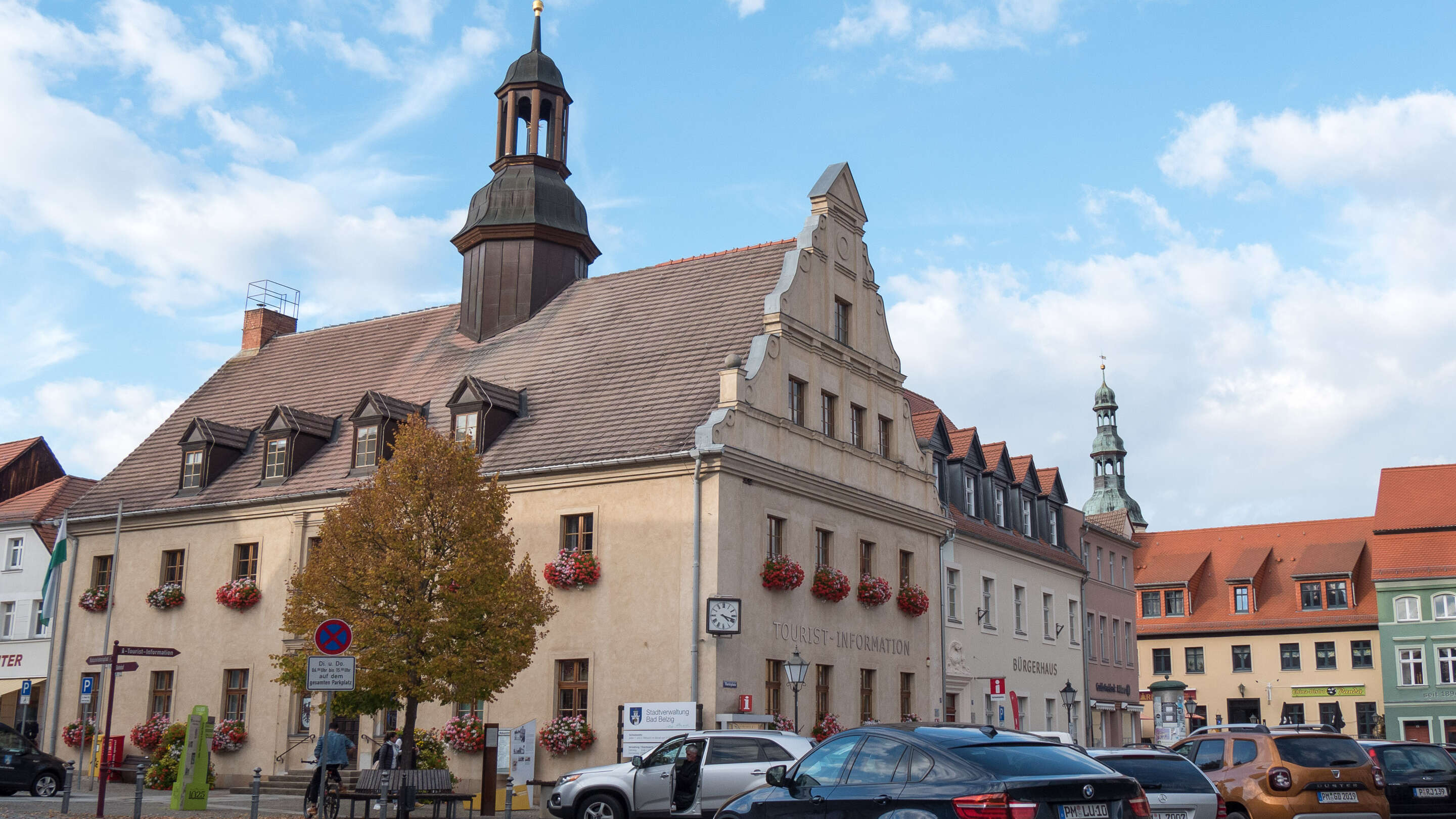 Die Stadt Bad Belzig im Fläming.